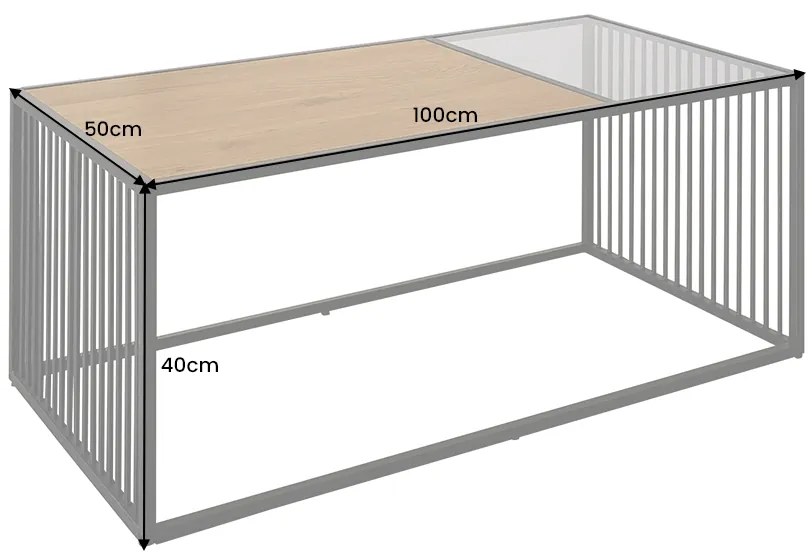 Designový konferenční stolek Haines 100 cm vzor mramor