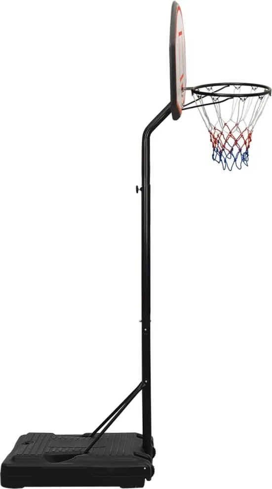 vidaXL Basketbalový koš 237–307 cm polyethylen [93653] Barva: Černá
