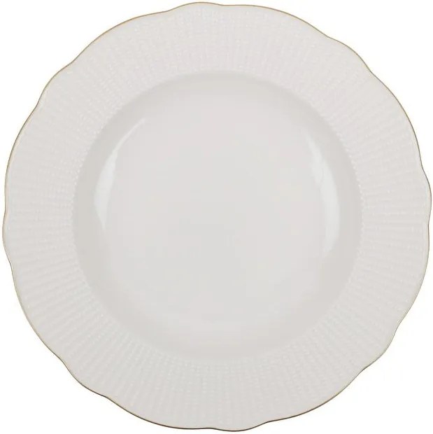 24dílná sada talířů z porcelánu Kutahya Francis