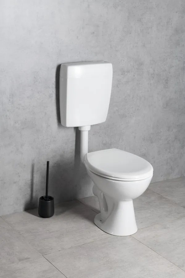 CREAVIT CREAVIT, WC kombi mísa s nádržkou včetně splachovací soupravy, zadní odpad, bílá, TP3306