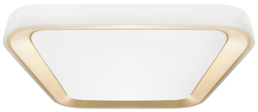 Stropní LED svítidlo Quadro, 1x LED 66w, 3000-6000k, g, s ovladačem