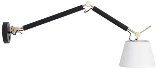 Designové nástěnné svítidlo Zyta S černé/zlaté