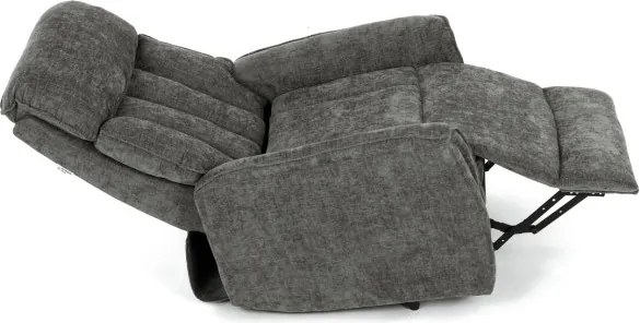 Polohovací křeslo šedé, elektrické TV-H9727 GREY2