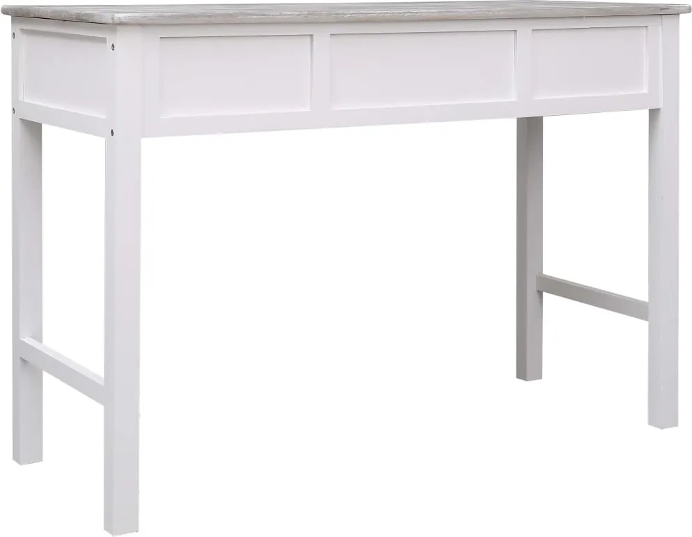Psací stůl šedý 110 x 45 x 76 cm dřevo 284153