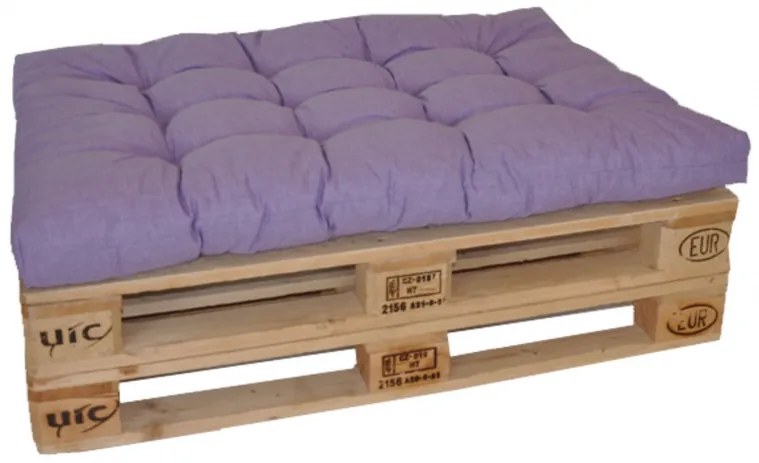 Axin Trading Sedák na paletu 120x80 cm Polstr: Světle zelený melír