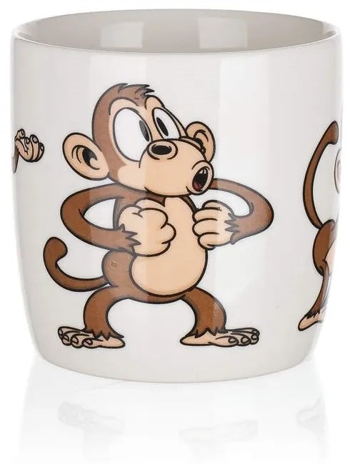 Hrnek keramický MONKEY 320 ml, assort