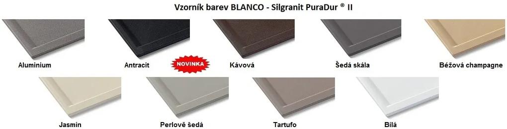 Granitový dřez Blanco ZENAR XL 6 S Silgranit kávová dřez vpravo s excentrem 516023