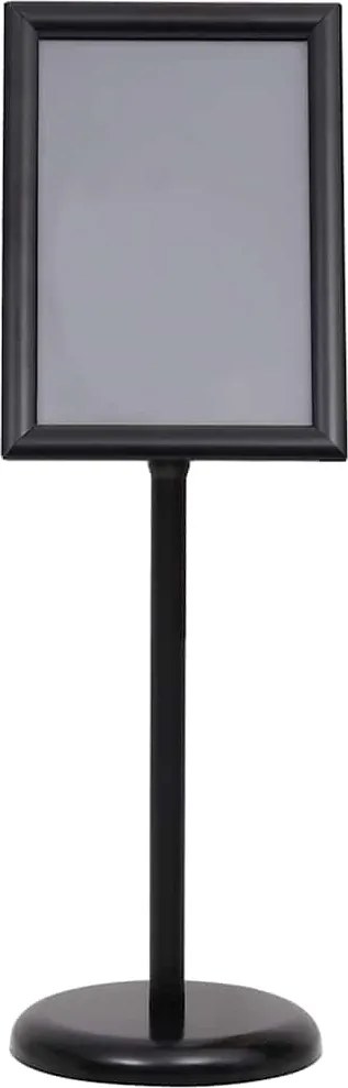 Stojany na plakáty 2 ks Černá 45 x 32,7 x 108 cm Hliník 3385631