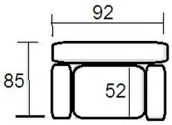 BRADOP Křeslo ušák KENT A32
