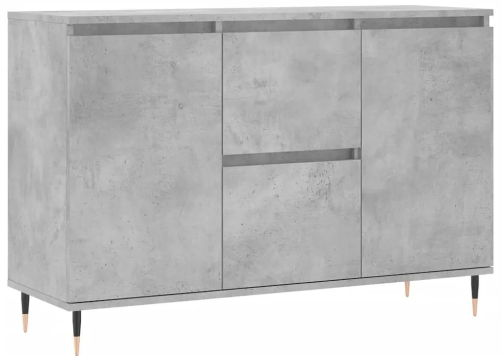 vidaXL Příborník betonově šedý 104 x 35 x 70 cm kompozitní dřevo
