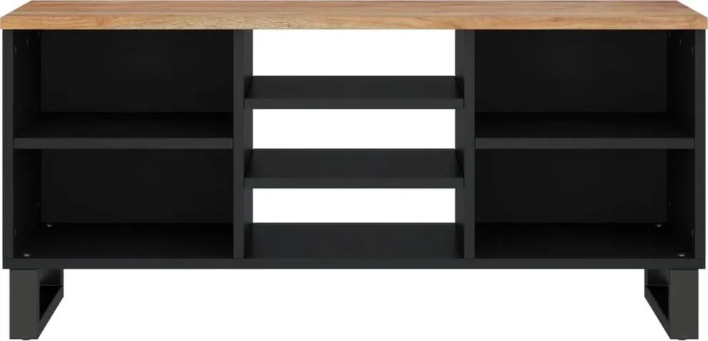 vidaXL TV stolek 100 x 33 x 46 cm masivní mangovník a kompozitní dřevo [351967] Barva: světle hnědá