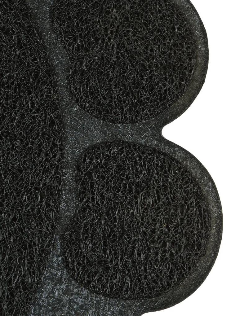Rohožka před kočičí toaletu, 30 x 40 cm, černá