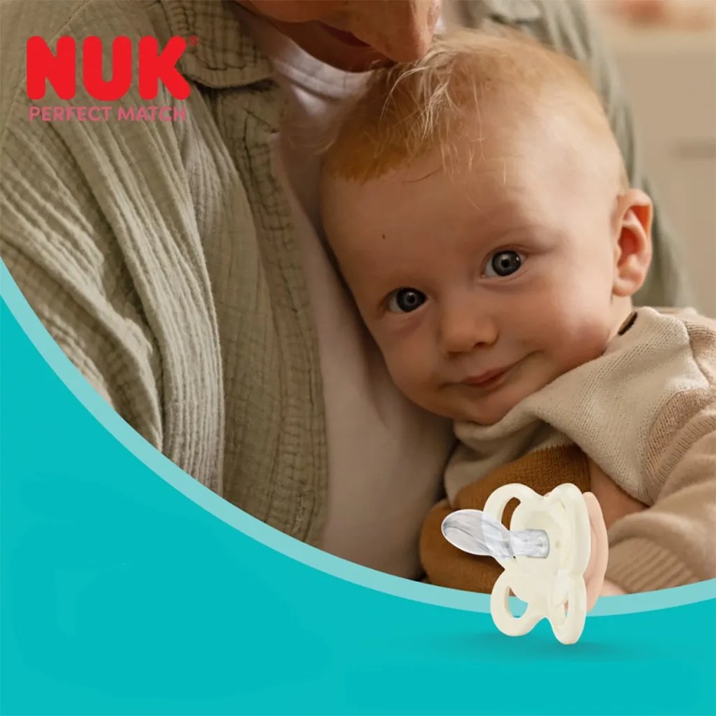 Dudlík NUK Perfect Match Air POLAR BEAR 6-18m 1ks box velikost 6-18 m