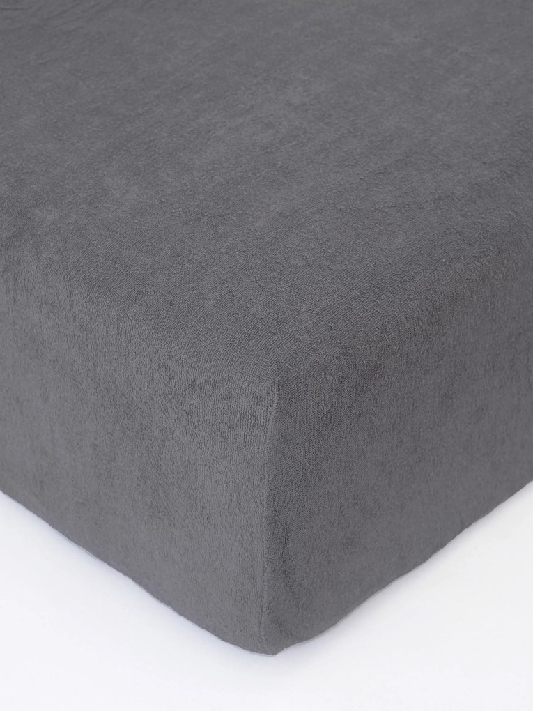 MK Lůžkoviny Froté prostěradlo 160 × 200 cm - tmavě šedá