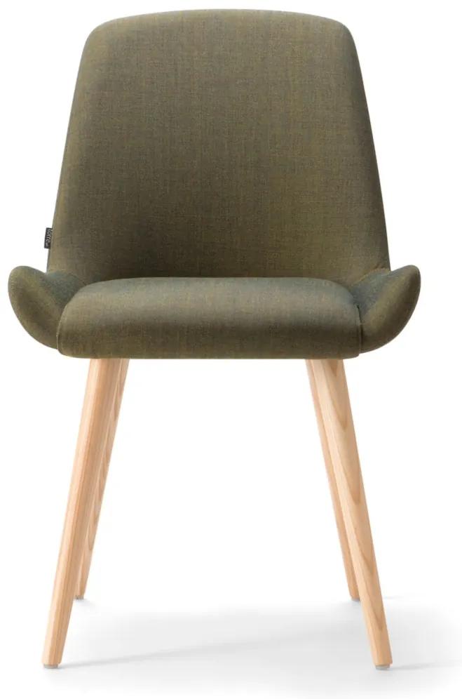 TORRE - Židle KESY s dřevěnou podnoží