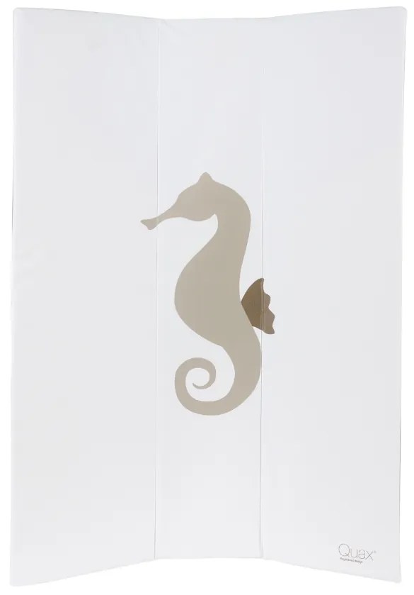 OnaDnes -20% Bílá omyvatelná přebalovací podložka Quax Seahorse 67 x 44 cm