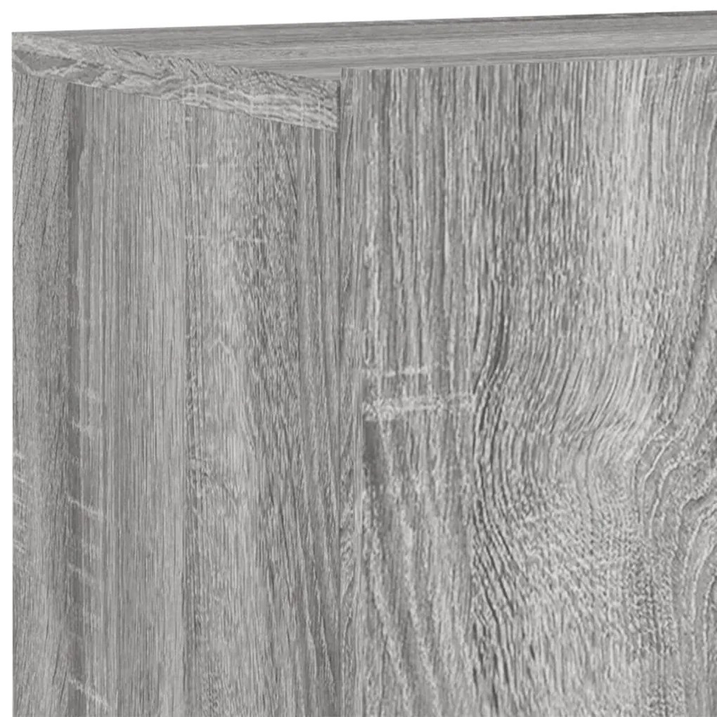 6dílná obývací stěna šedá sonoma kompozitní dřevo - Default Title