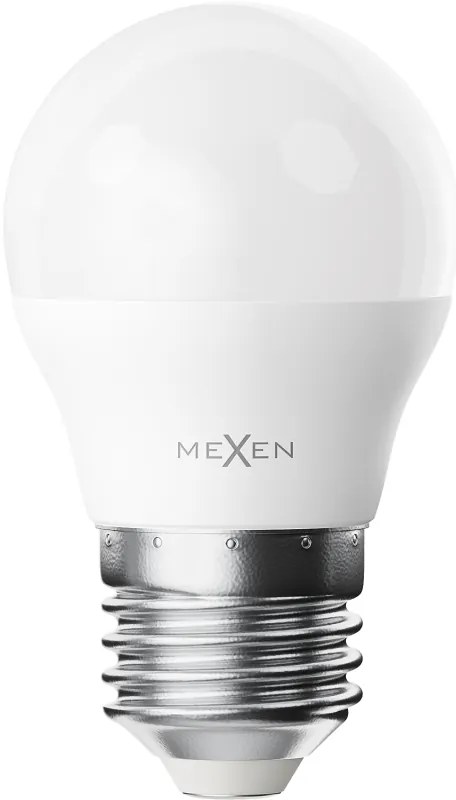 Mexen Nova, LED žárovka E27, G45, 6W, studená - 6500K, 630 lm - L101-E27-0665-01