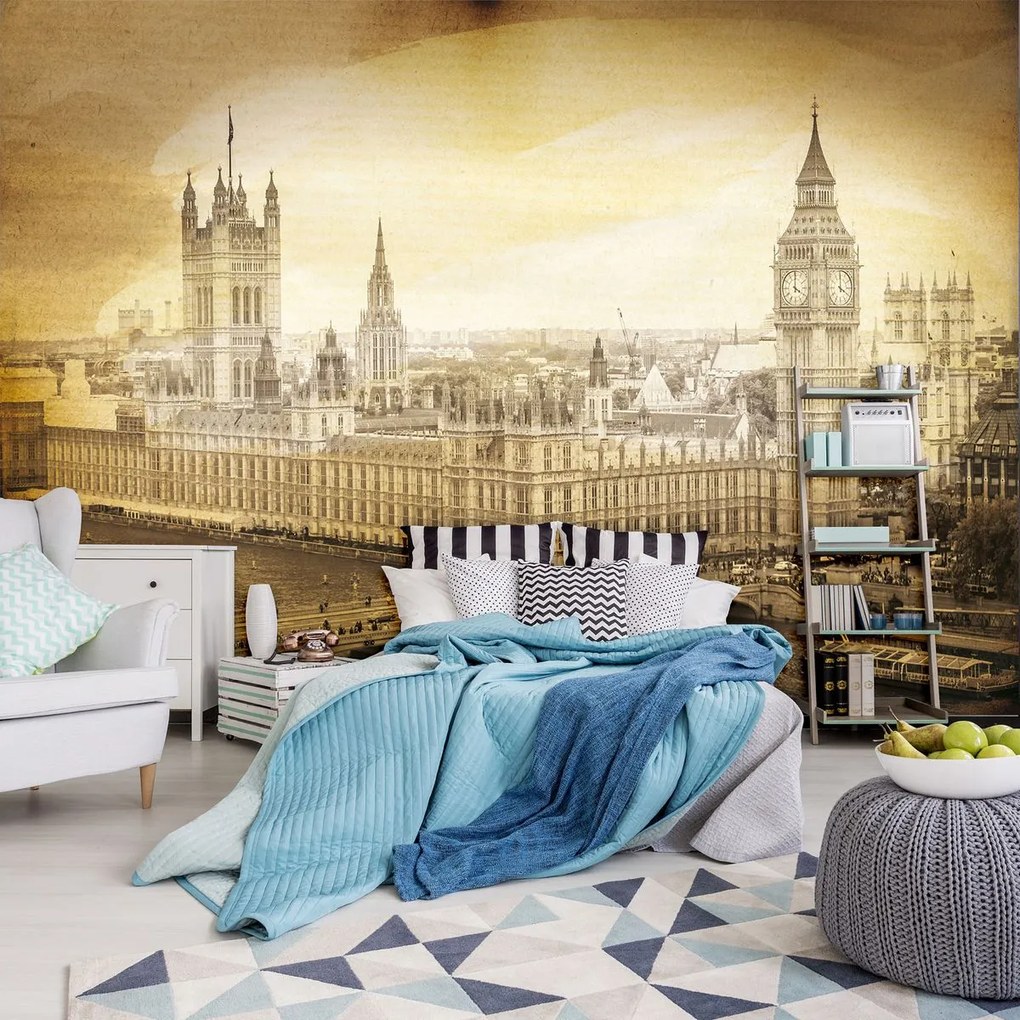 Fototapeta - Westminster - Vintage (152,5x104 cm)