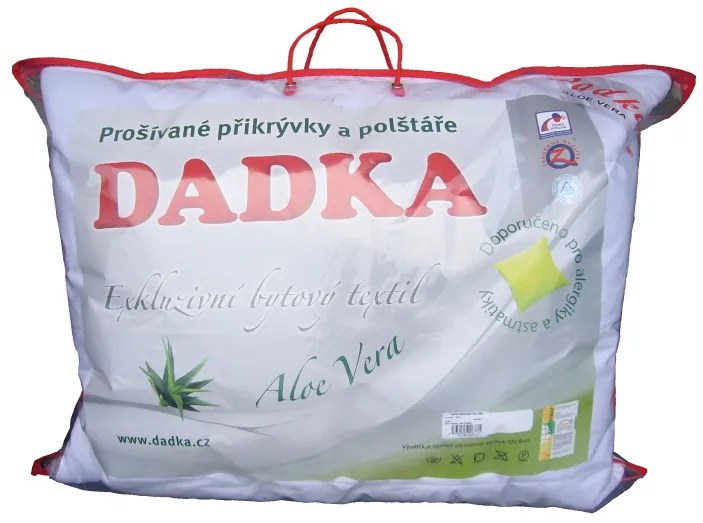 DADKA VRACOV Polštář ALOE VERA bílá 70x90 cm