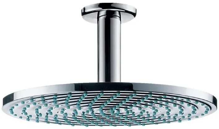 Hansgrohe Raindance - Hlavová sprcha 240, 1 proud, přívod od stropu 10 cm, chrom 27477000