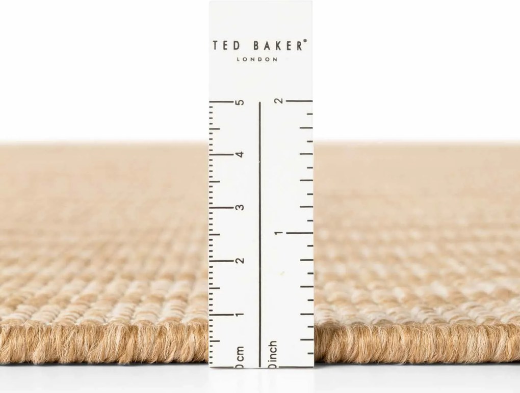 Ted Baker, Kusový koberec Ted Baker Haringey 106394 Natural White, 120x170, béžová, chodba / předsíň