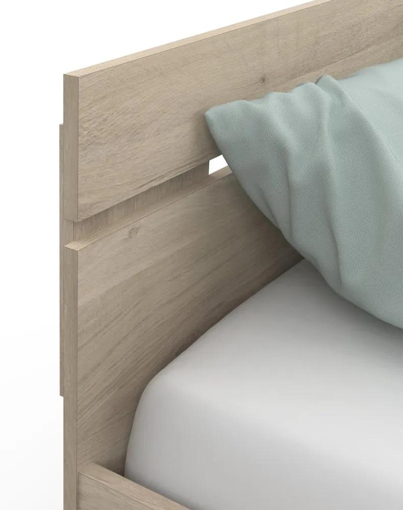 Idea IDEA Multifunkční postel 90x200 MICHIGAN dub