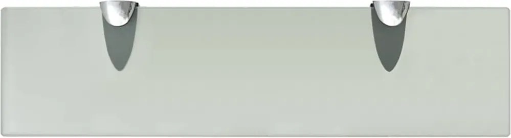 Plovoucí police 2 ks sklo 40 x 10 cm 8 mm 3051511