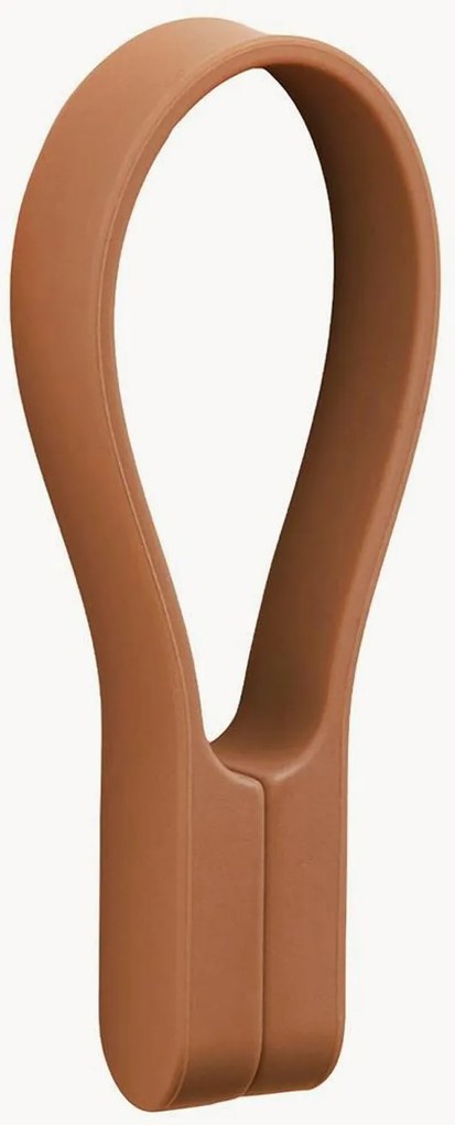 Sada držáků na ručníky Loop Terracotta, 2 díly
