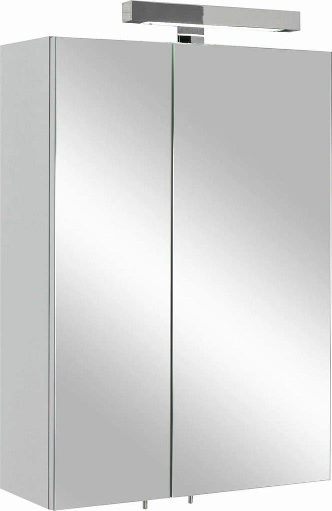 XXXLutz ZRCADLOVÁ SKŘÍŇKA, bílá, 50/70/20 cm Xora - Zrcadlové skříňky - 001977026220