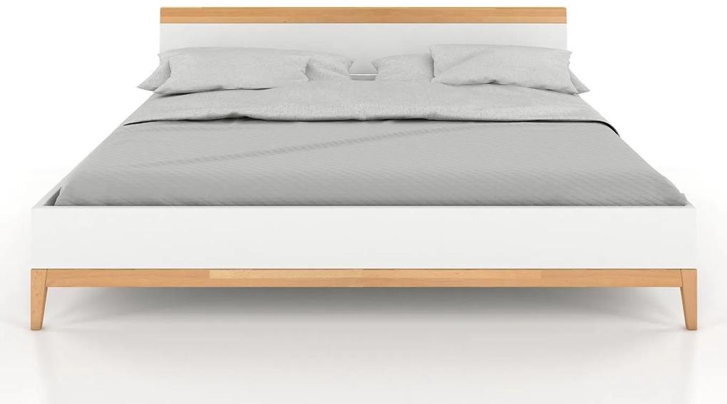 Dřevěná postel Livia - zvýšená  , Buk přírodní, 120x200 cm
