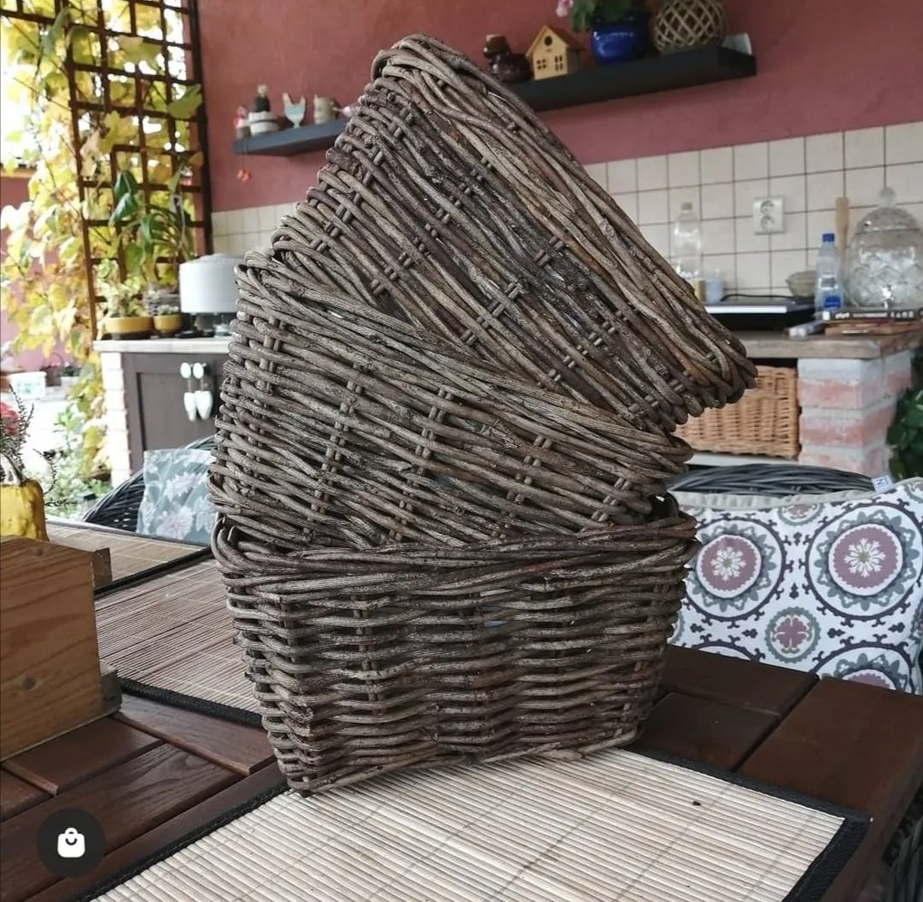 Ratanový truhlík - 30 cm