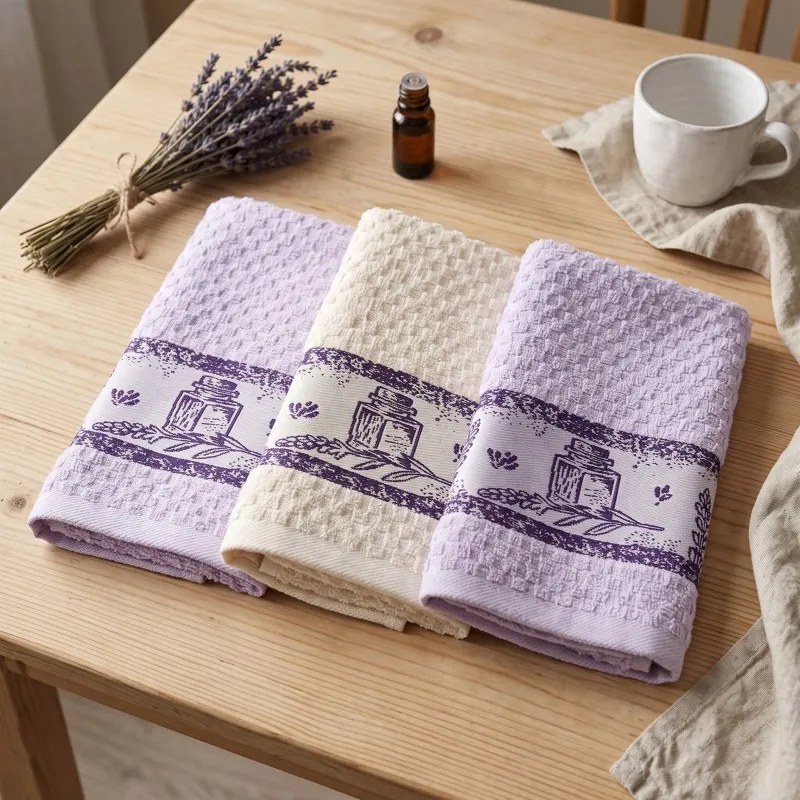 Froté utěrky na nádobí Lavender set 3 ks
