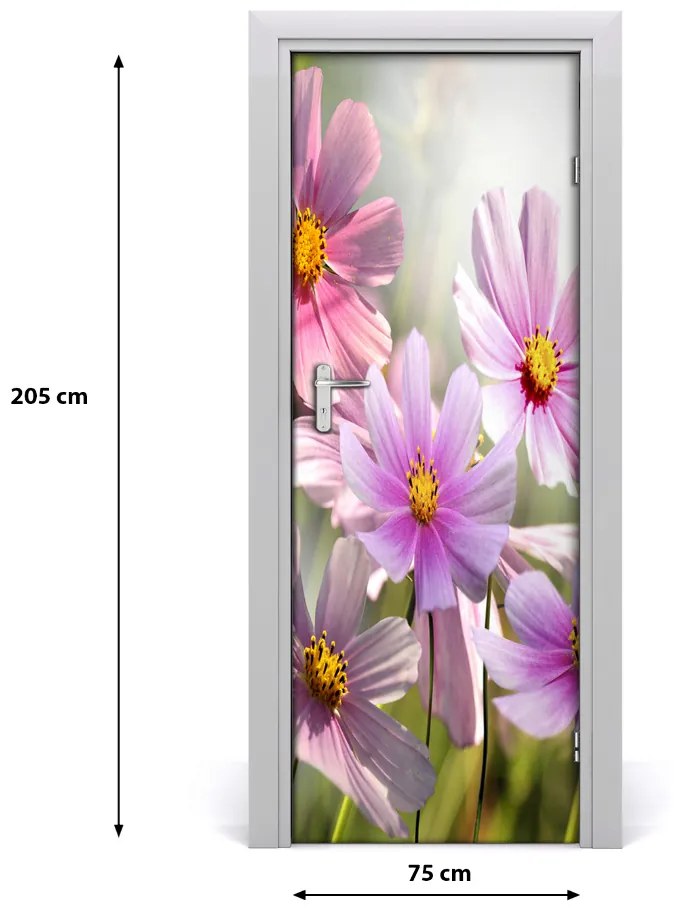 Fototapeta samolepící Polní květiny 75x205 cm