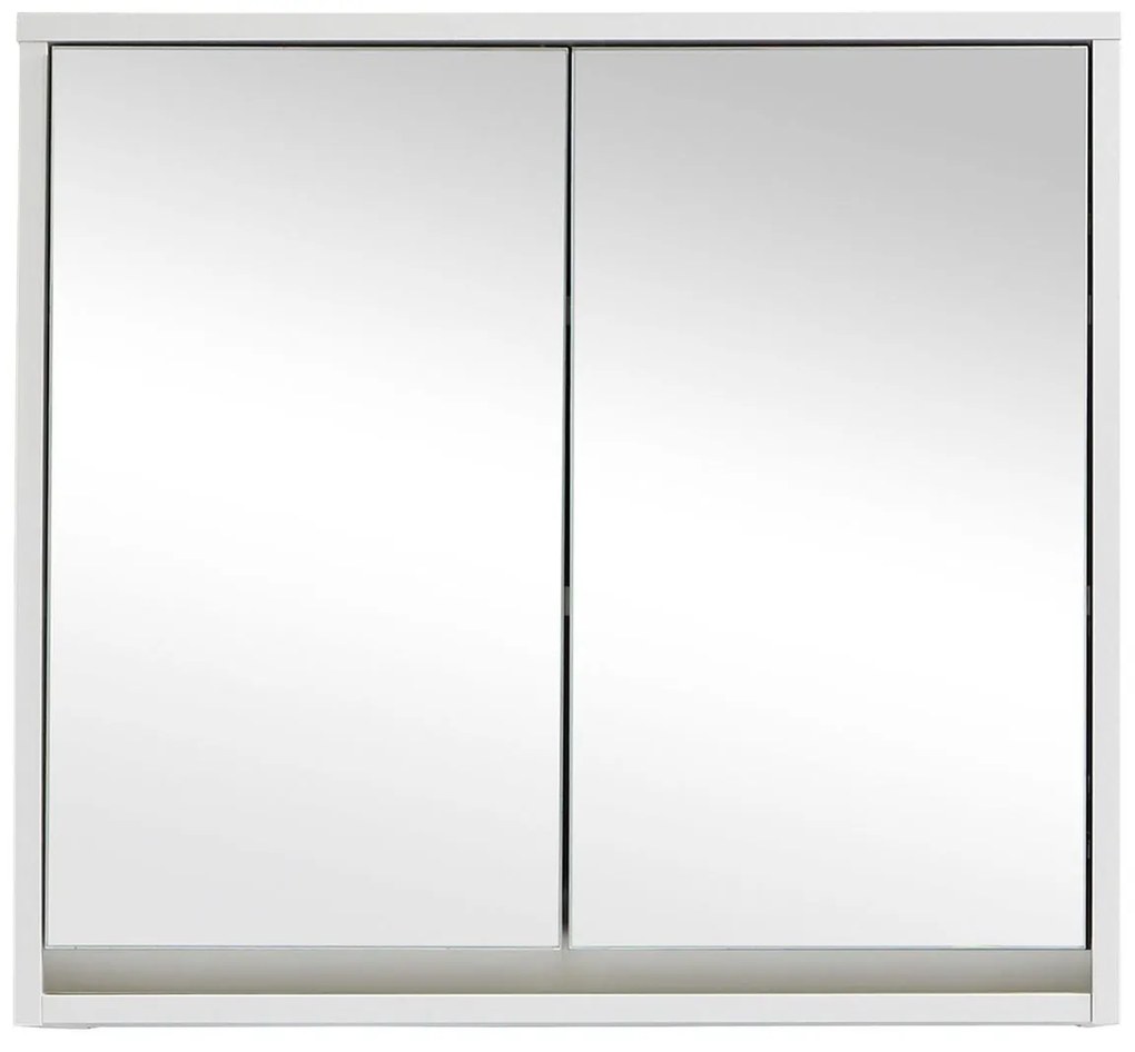 Basic Zrcadlová skříňka, 60 × 60 × 20 cm, bílá