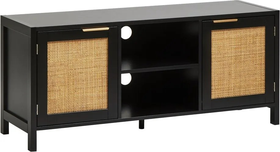 Černý TV stolek 120x52x38 cm Sherman – Premier Housewares