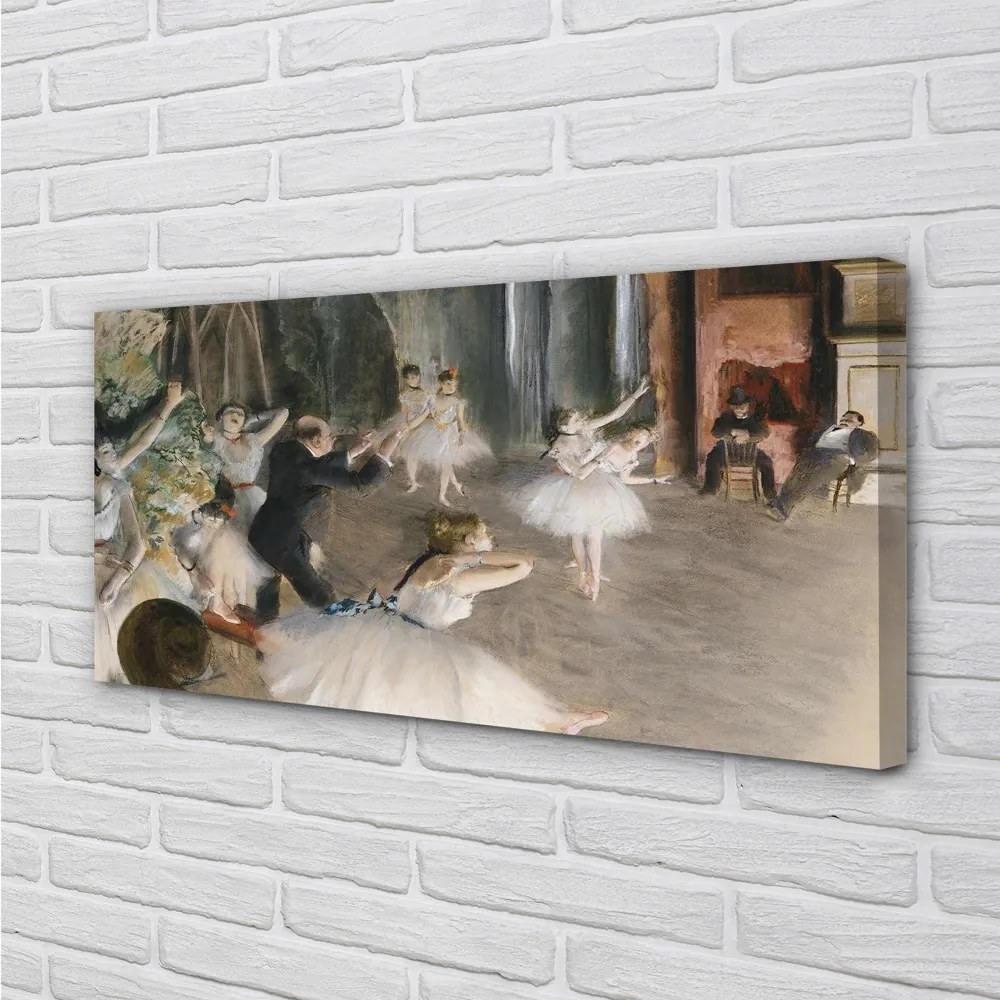 Obrazy na plátně Přijetí balet 125x50 cm