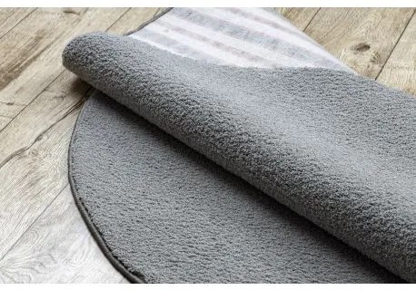 koberec kulatý VELVET MICRO šedá 90 hladký, Jednotný jednobarevný velikost kruh 170 cm | krásné koberce cz