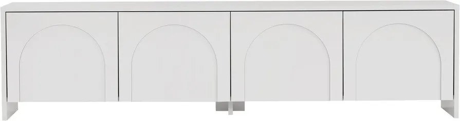 Bílý TV stolek 180x45x32 cm Aurelia – Kalune Design