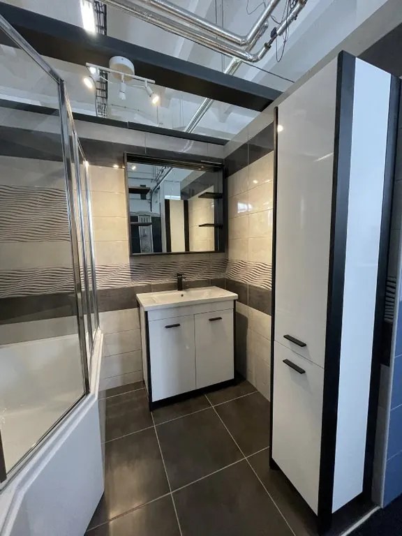 Lavedo Broadway Black 80 koupelnová skříňka s umyvadlem