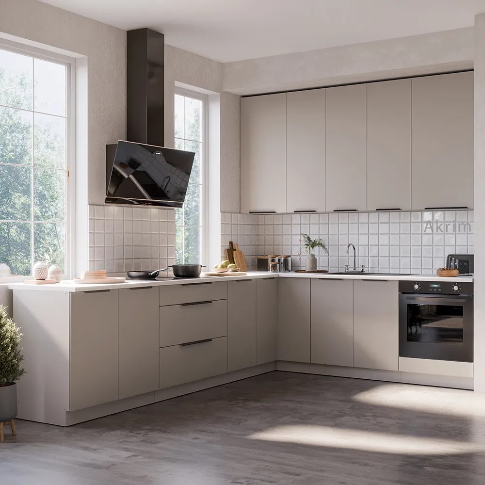 ARIA lb | horní skříňka 30 G-72 1F policová | 30 cm | ANTI FINGERPRINT povrch | bílá/béžová