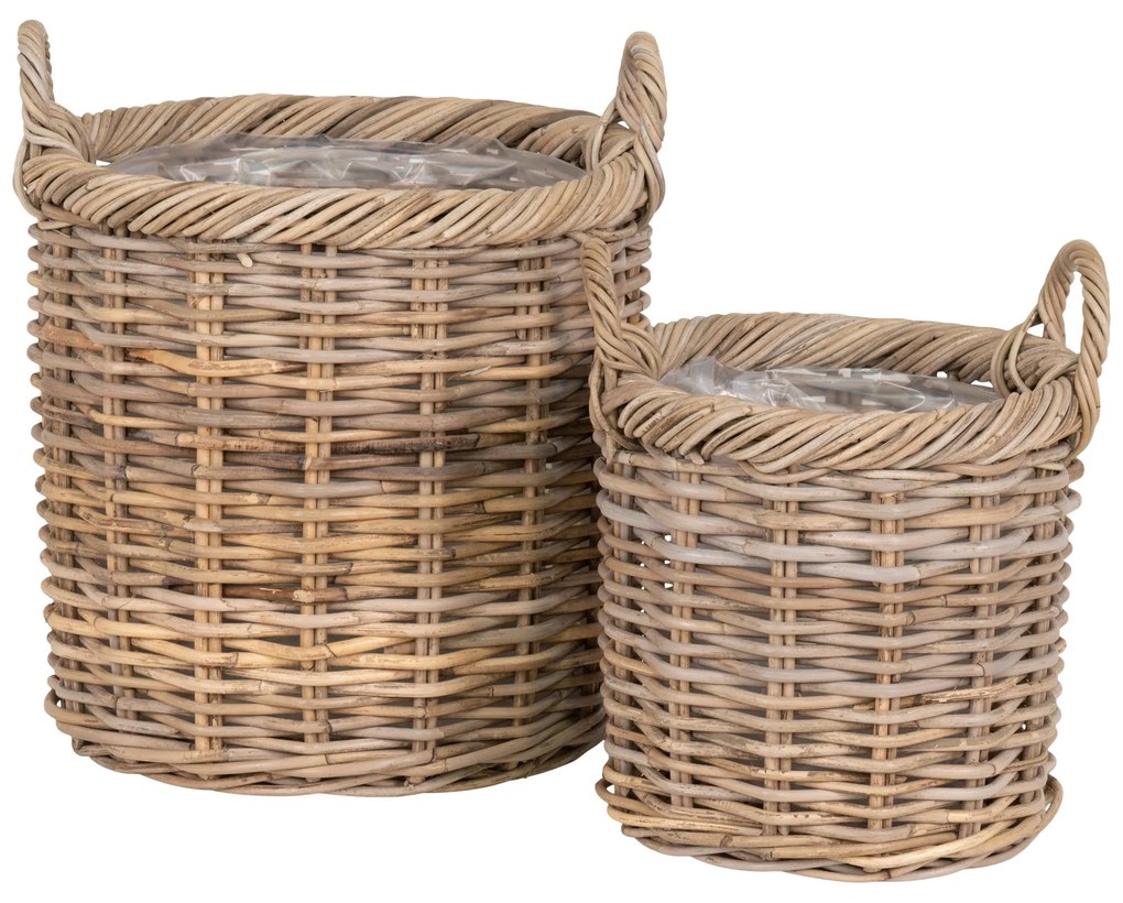 House Nordic Set 2 proutěných květináčů GILI 4401131