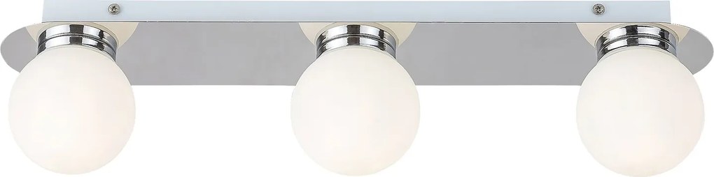 Rabalux Přisazené svítidlo do koupelny Becca 3x28W | G9 | IP44 - chrom