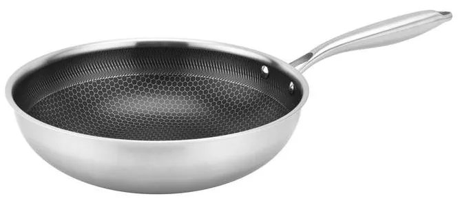 Pánev Wok KITCHISIMO 28 cm nerez