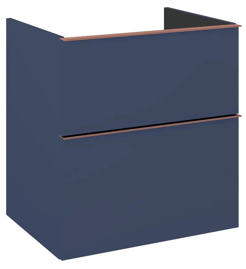 Elita Look, skříňka pro umyvadlo na pultovou desku 60x45x64 cm 2S PDW, modrá matná, ELT-168578