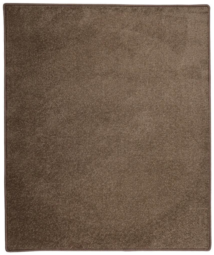 Vopi koberce Kusový koberec Eton hnědý 97 - 57x120 cm