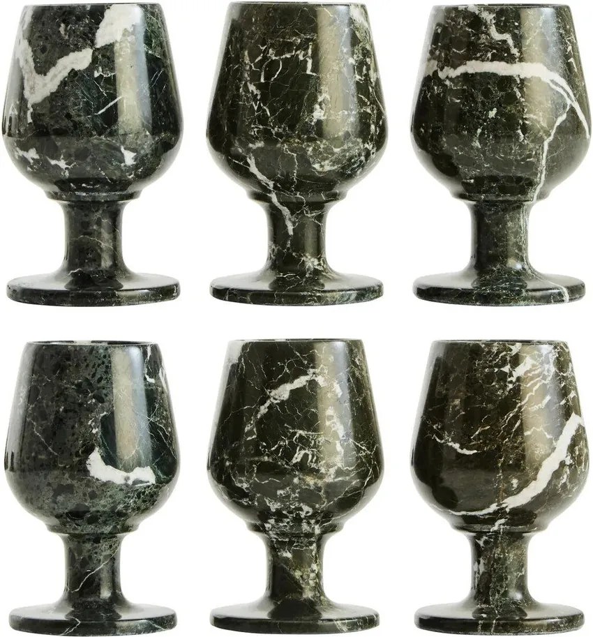 Skleničky v sadě 6 ks na panáky 180 ml Marmore – Premier Housewares