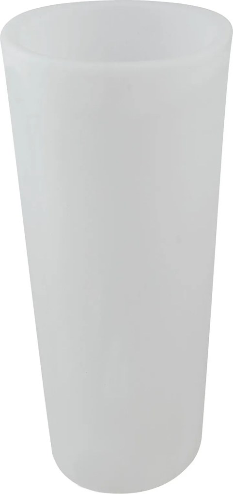 FAN I-GECO-VASO-R-L Dobíjecí LED váza dobíjecí GECO bílá 4W 240LM RGBW stmívatelné IP65 vč.dálk.ovladače 60 x 28 cm - FANEUROPE