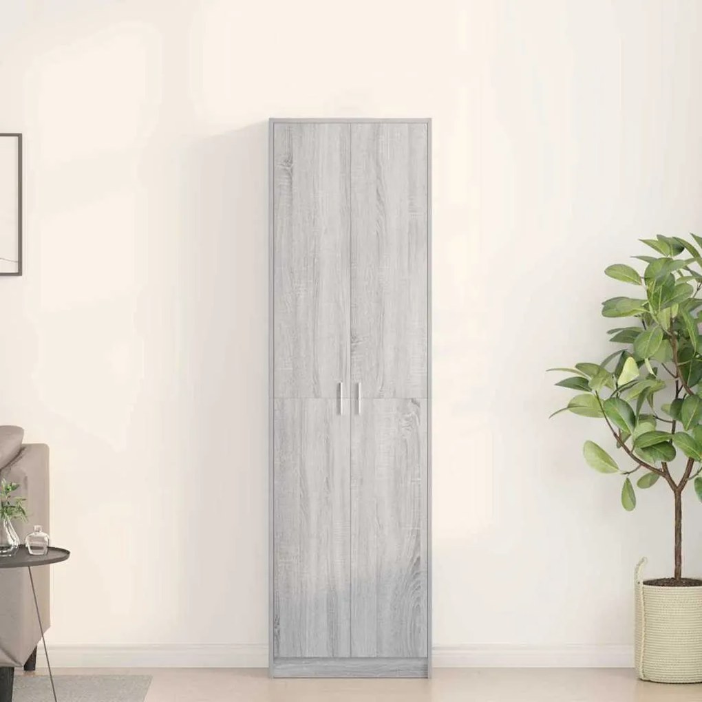 Šatní skříň Šedá Sonoma 55 x 25 x 189 cm Kompozitní dřevo 3334013