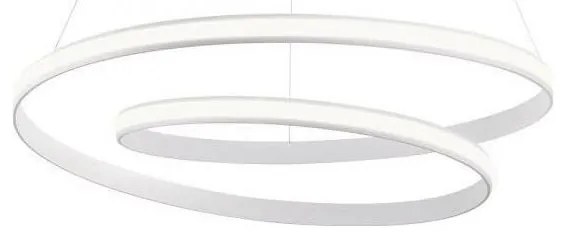 Redo 01-1890 - LED Stm lustr na lanku TORSION LED/35W/230V pr. 75 cm bílá